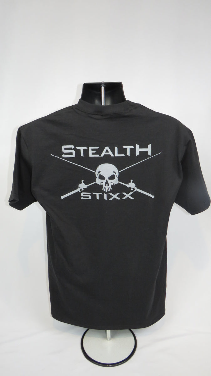 Men's Black Stealth Stixx Short Sleeve T-Shirt